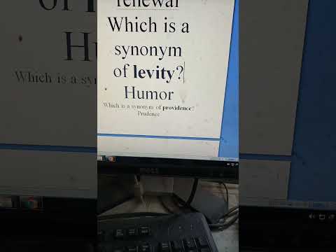 synonym of levity