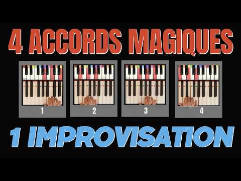 4 accords magiques = 1 improvisation au piano