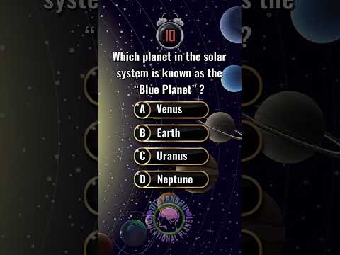 Which planet is called the “Blue Planet” ? #generalknowledge #gk #deplanet #dailyquiz