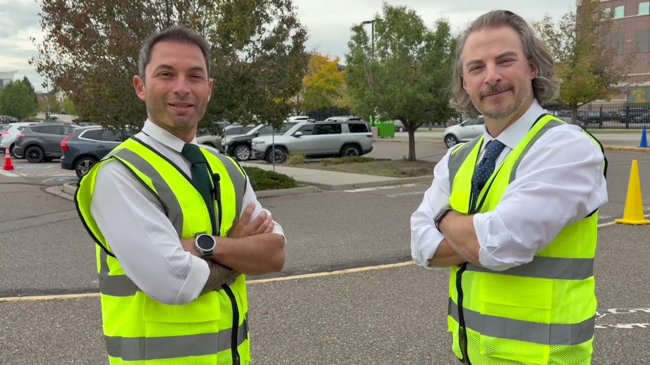 Swigert International School Parking Lot Safety Training