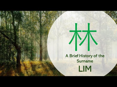 Filipino Surnames | Lim