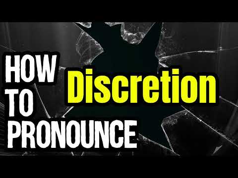 How To Pronounce Discretion? (CORRECTLY) Meaning & Pronunciation