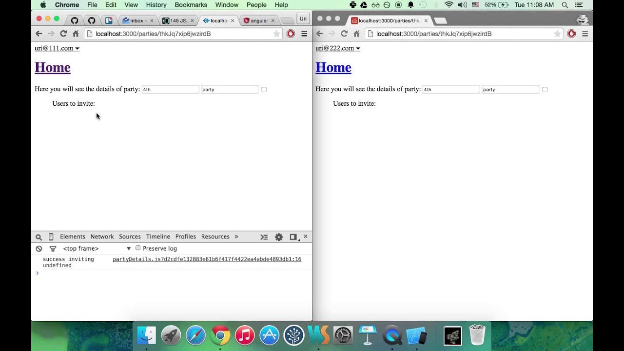 angular meteor tutorial - Step 14 - Methods