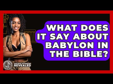 What Does It Say About Babylon In The Bible? - Ancient Wonders Revealed