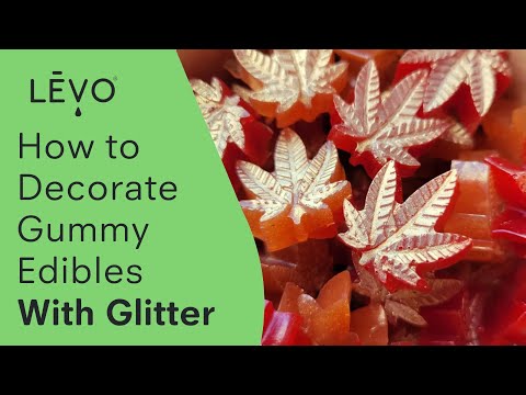 Get Creative with Cannabis Gummy Edibles: Decorate with Glitter
