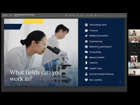 Lumiere's Summer Planning Fair 2025—Research Opportunities for High Schoolers
