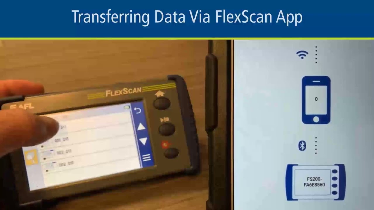 FlexScan® FS200 Tech Talk - Transferring FS200 Data Using the FlexScan App