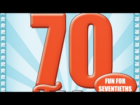 The 70th Birthday Game - a great new 70th birthday gift idea available from GoForItGames.com