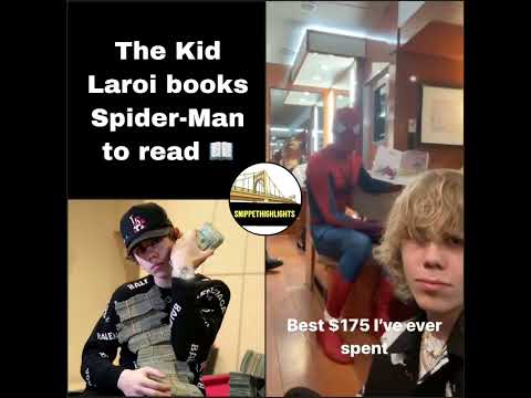The Kid Laroi Books Spider-Man To Read 📖