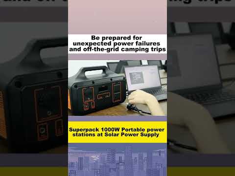 1000W Emergency Portable Power Station Off-Grid Solar Power Solutions#camping #lifepo4battery