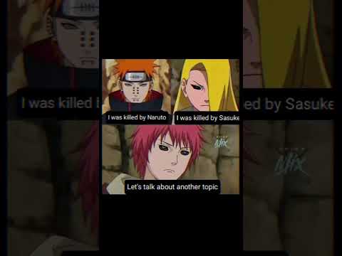 Sasori let's change the topic 🤣🤣