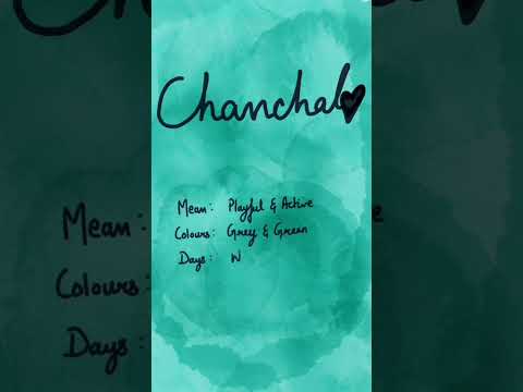 #chanchal 🤹♀️🤹♂️name meaning with its qualities, lucky colors, lucky days