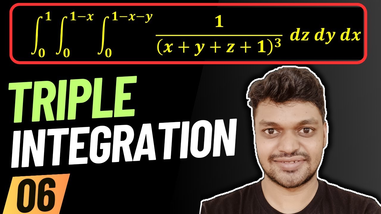 Triple Integration Example 6 Engineering Mathematics | Multiple Integration | Saarang Maths