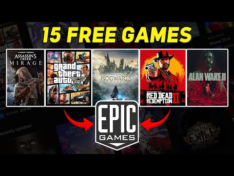 15 Free Games On Epic Games Store | Christmas Gift (2023)
