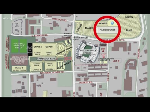 Gamecock parking at Williams-Brice