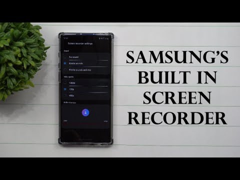 Samsung's Screen Recorder - It's Just Awesome