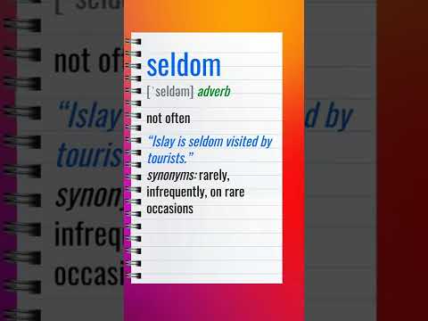 SELDOM (C1 Advanced) Learn English Vocabulary