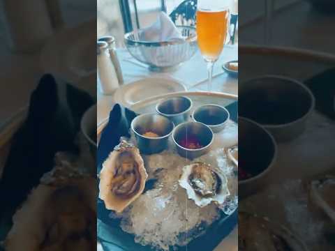 Me time! Solo lunch date in Long Beach @ 555 Steak House. 🥰 #shorts #Crabcake #Oysters #calilife