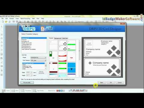 Use Batch Processing Series feature: DRPU ID Card Design Software