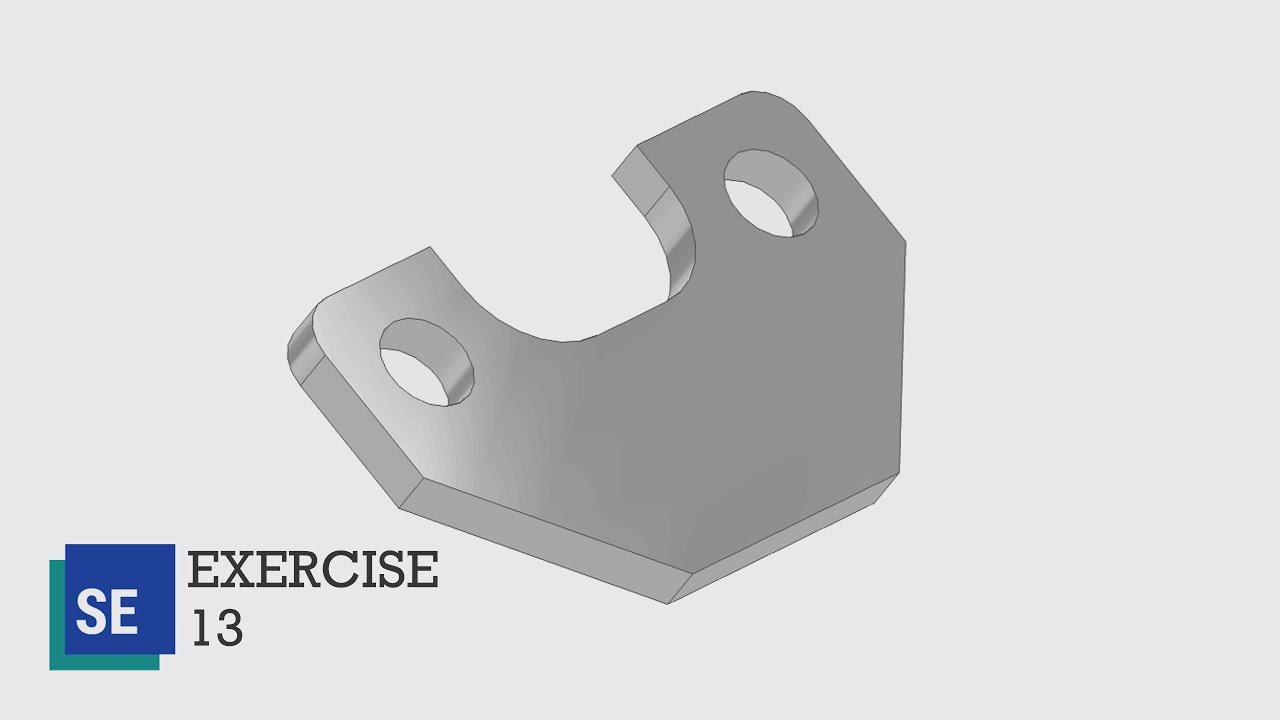 Solid Edge - Exercise 13 | CAD Tutorial