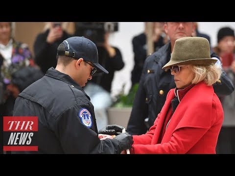 Jane Fonda, Rosanna Arquette, Catherine Keener Arrested at the Capitol | THR News
