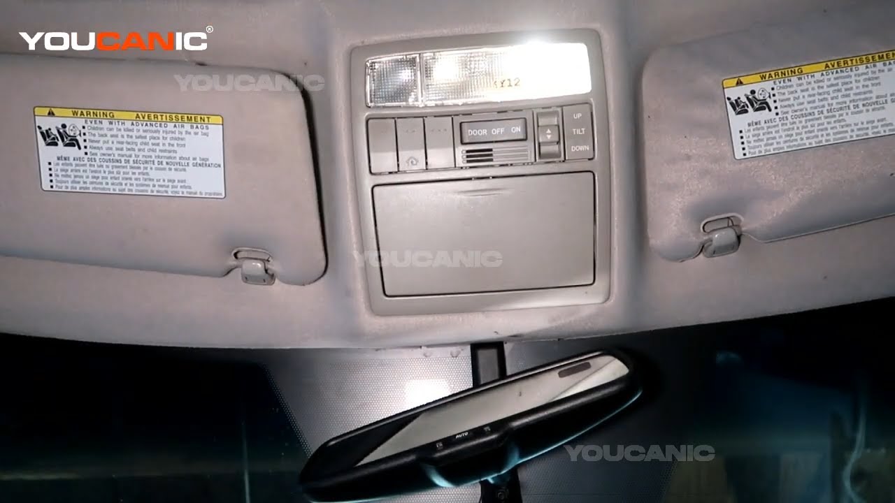 2007-2011 Toyota Camry Hybrid - Map Light Bulb Replacement