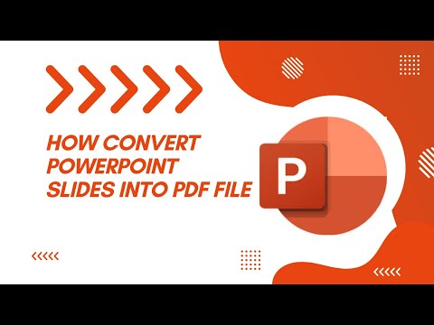 How to Convert PowerPoint Slides into PDF โ Quick & Easy Tutorial!