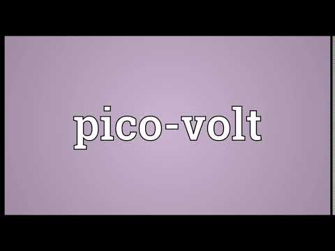 Pico volt Meaning | Wordogram