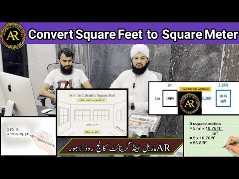 How to Convert Square Feet to Square Meters & Vice Versa | Easy Formula