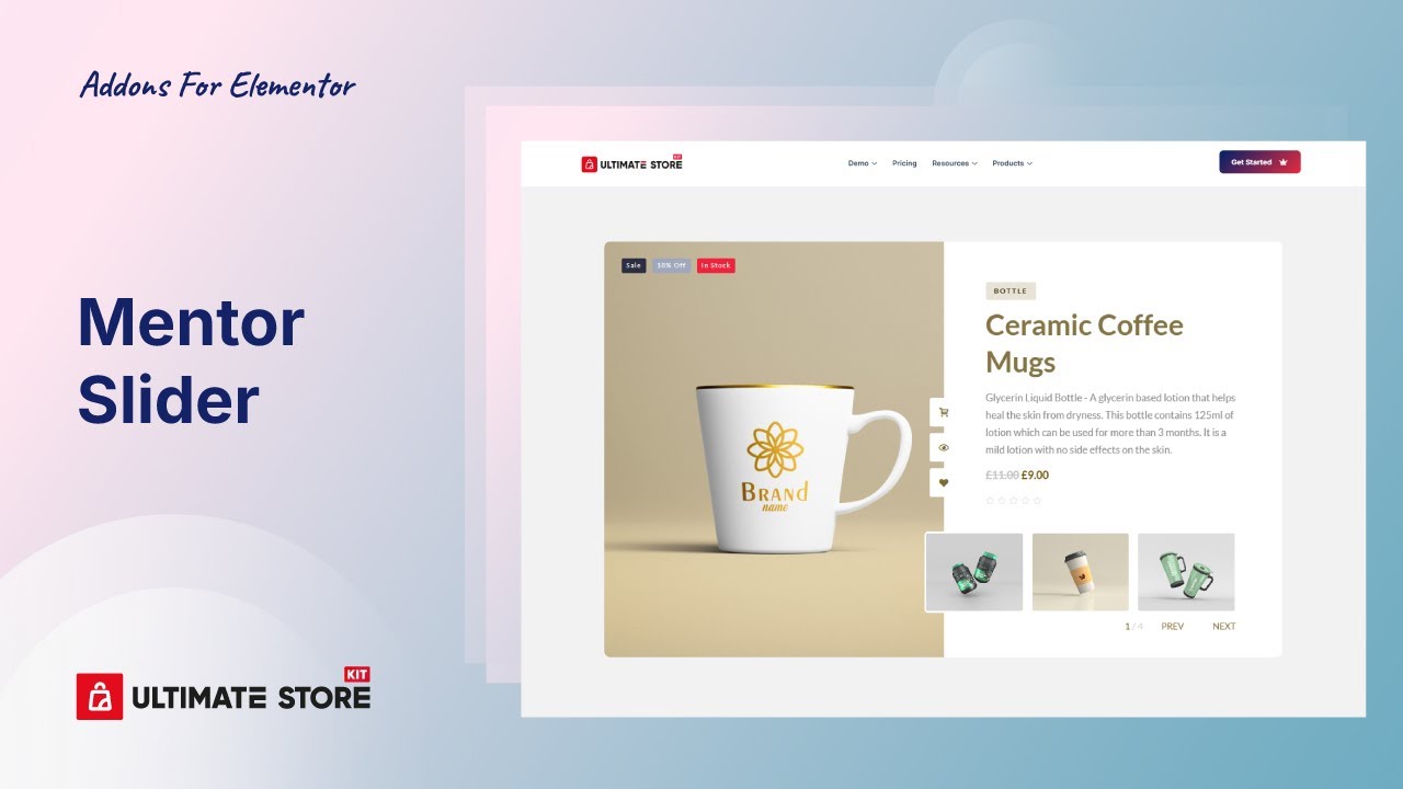 Mentor Slider for WooCommerce | Product Slider Tutorial Using Ultimate Store Kit