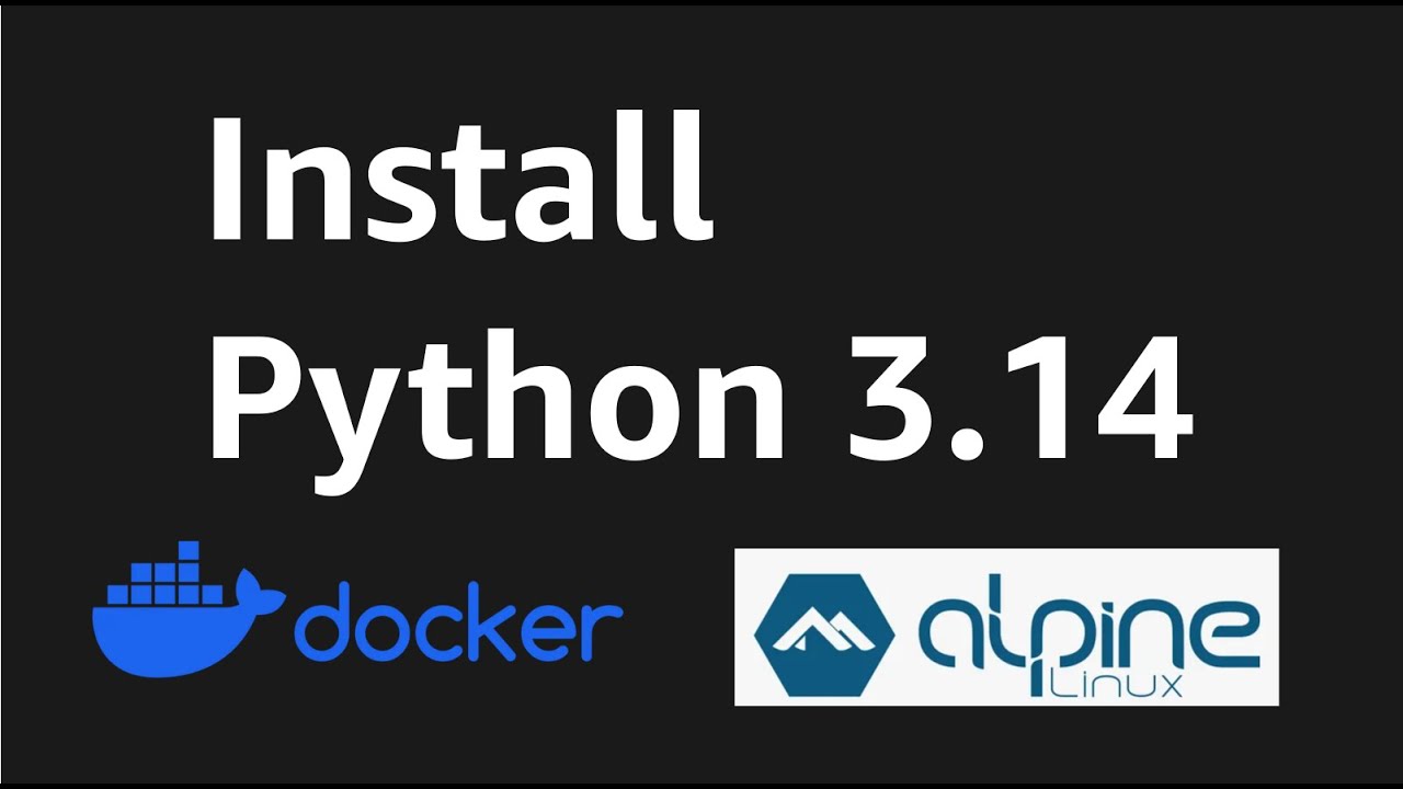 Install Python3.14 on docker alpine