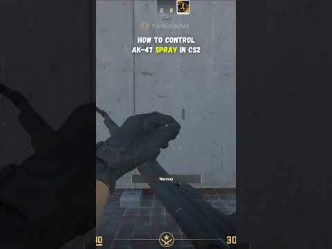 AK-47 spray control in CS2 #shorts