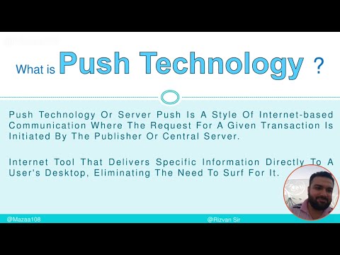 What is a Push technology | Push technology એટલે શું છે | Push technology Explanation | #m1family