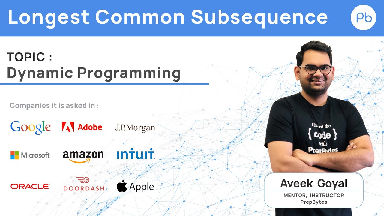 Commonly asked Interview Question - Longest Common Subsequence (Recursion + Dynamic Programming)