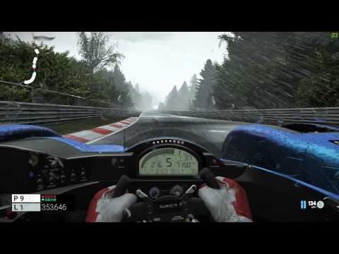 Project CARS Build 843 - Alpine A450 w/ Full Grid at Nordschleife in Thunder Storm - All AI Drivers