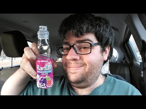 Deadcarpet Tries The Grape Sangaria Ramune Soda