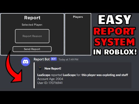 Simple Report System With Discord Webhooks | Roblox