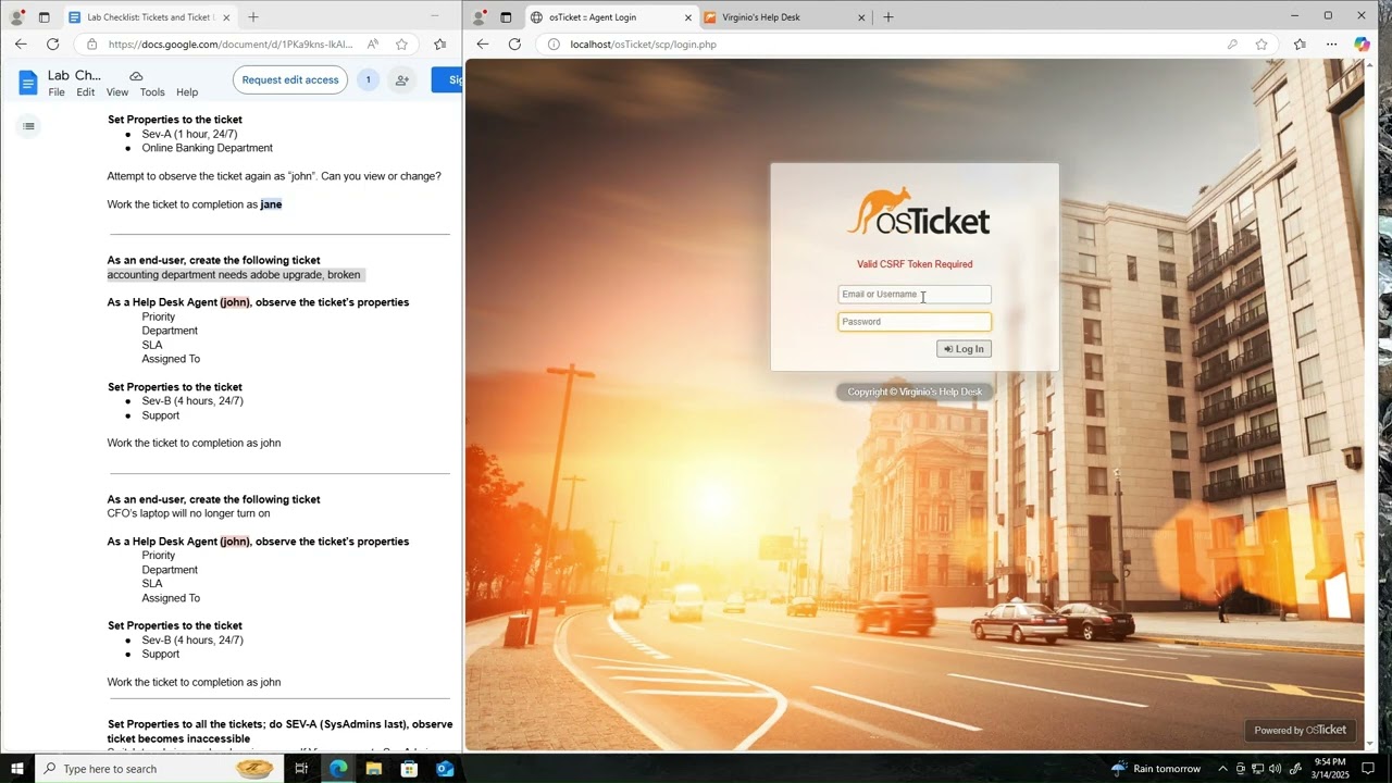 osTicket - Ticket Lifecycle: Intake Through Resolution