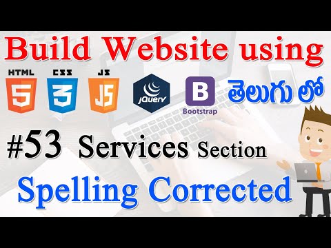 Learn 53 How to Build Website using Html CSS JS jQuery Bootstrap Spelling Corrected - Mind Luster