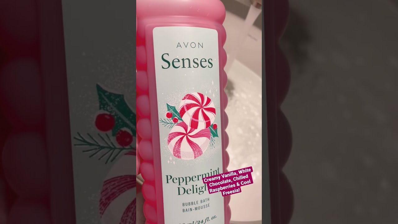 Avon Peppermint Delight Bubble Bath is back! #avon #avonrep #bubblebath #peppermint #bathtime