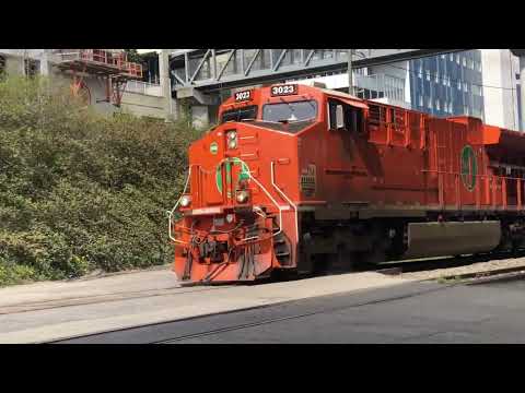 EJ&E 3023 Leads Q108 Out of New Westminster