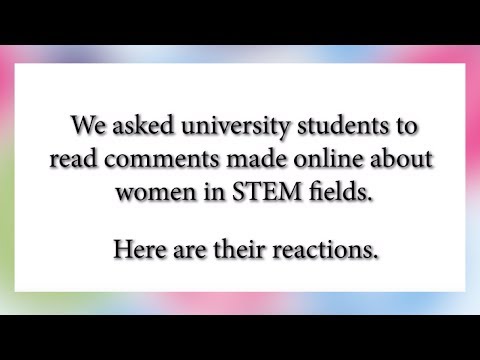 Reading Mean Comments about Women in STEM