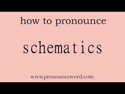 schematics. How to pronounce the english word schematics .Start with S. Learn from me.