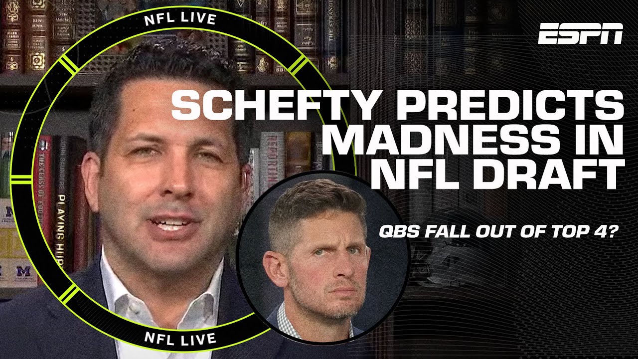 Adam Schefter makes SHOCKING PREDICTION for NFL Draft's Top-4 🤯 | NFL Live