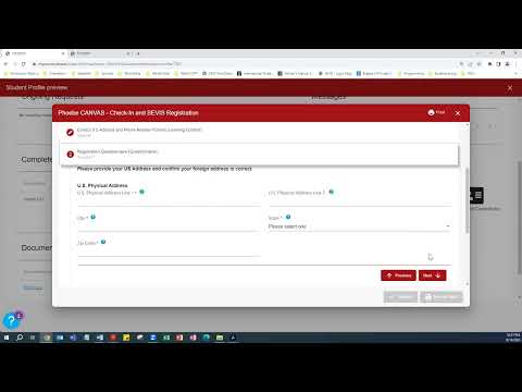 MyOISS Review of Check-In & SEVIS Registration/ Validation