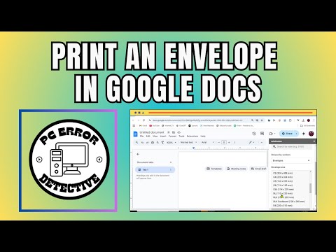 How to Print an Envelope in Google Docs - Detailed Tutorial [2025]