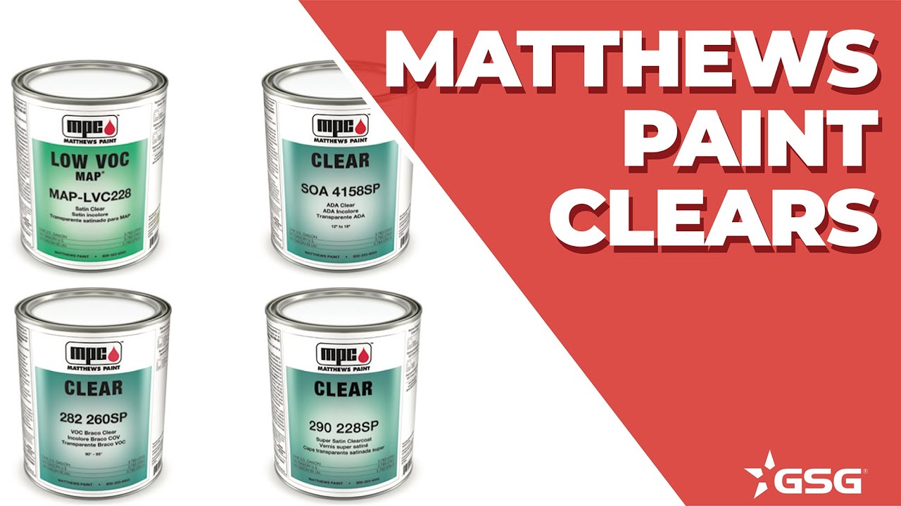 Painting tip   Matthews Paint Clear Coats