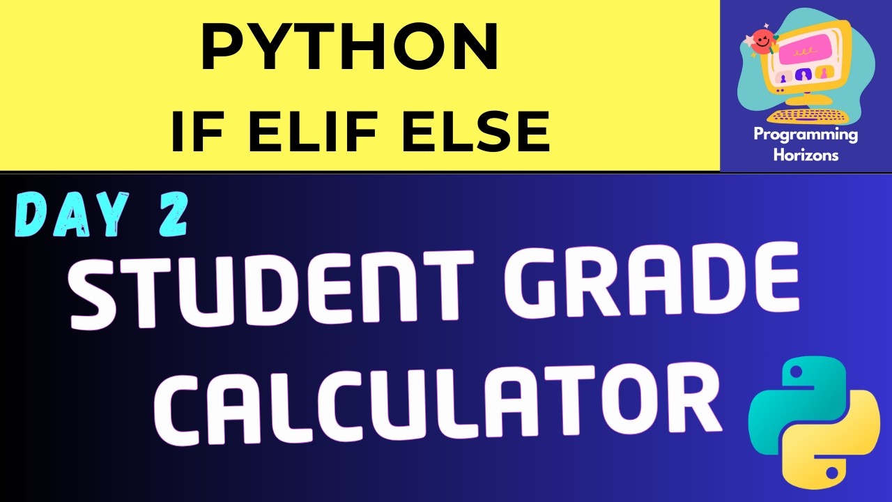 Student Grade Calculator in Python | Python If Else Program