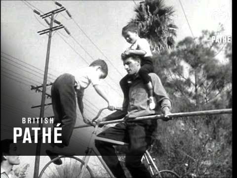 Training Two Young Aerialists (1964)