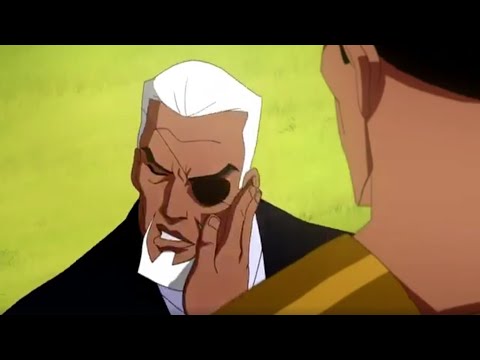 Ultraman Slaps Deathstroke - Justice League: Crisis On Two Earths